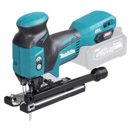 Makita Akku-Pendelhubstichs&auml;ge &raquo;&raquo;JV001GZ&laquo;&laquo; XGT, 40V max., 135 mm, 800 - 3.500 min-1, ohne Akku, ohne Ladeger&auml;t blau Tiefentladeschutz. Das Ger&auml;t schaltet 