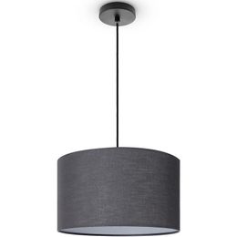 Paco Home Pendelleuchte &raquo;HUGO UNI COLOR&laquo; E27 Deckenlampe LED Wohnzimmer Und Schlafzimmer, Unifarben, Deko E27 schwarz