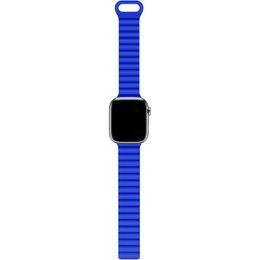 Decoded Smartwatch-Armband &raquo;Silicone Magnet Traction Loop Strap 42/44/45mm&laquo; blau Silikon Wasser- und schwei&szlig;fest