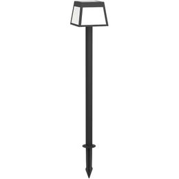 Eglo LED Solarleuchte &raquo;Altilia Solarlampe, Erdspie&szlig;, Stehlampe, Au&szlig;enleuchte Garten, IP44&laquo; LED-Modul 1 Stk. Warmwei&szlig; Solarleuchte - L15,5 x B15,5 x 