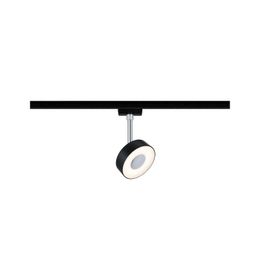 Paulmann Schienensystem-Leuchten &raquo;URail Schienenspot Circle 152lm 5W 2700K 230V Schwarz matt&laquo; LED-Modul 1 Stk. Warmwei&szlig; dimmbar, Einzelspot schwarz