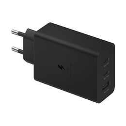 Samsung Ladestation &raquo;Travel Adapter Trio (65W)&laquo; schwarz Kunststoff USB-A Port unterst&uuml;tzt adaptives Schnellladen bis zu 15 Watt