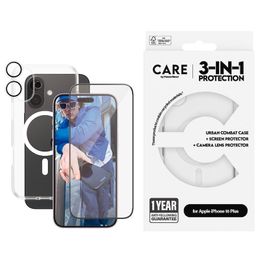 CARE by PanzerGlass Handyh&uuml;lle &raquo;Flagship 3-in-1 f&uuml;r Apple iPhone 16 Plus&laquo; Backcover, Schutzh&uuml;lle, Handyschutzh&uuml;lle, Case, Schutzcase, sto&szlig;fest 