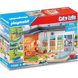 Playmobil Konstruktions-Spielset &raquo;Anbau Turnhalle (71328), My City Life&laquo; Made in Germany bunt Konstruktions-Spielset