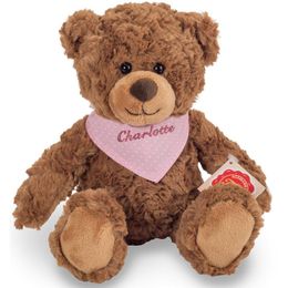 HERMANN TEDDY ORIGINAL Kuscheltier &raquo;Teddy braun mit rosa Halstuch, 30 cm&laquo; mit individueller Bestickung braun Kuscheltier