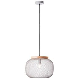 Brilliant Pendelleuchte &raquo;Giada&laquo; E27 1 Stk. Pendelleuchte, 40 cm, E27, k&uuml;rzbar, Metall/Holz grau