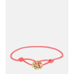 Liebeskind Berlin Damen Armband &raquo;Schmuck Geschenk Edelstahl Textil Armkette The D-Link Mini&laquo; gold