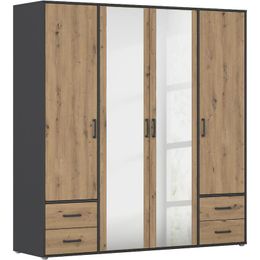 Rauch Dreht&uuml;renschrank &raquo;Kleiderschrank Schrank Garderobe W&auml;scheschrank VOYAGER&laquo; in 3 verschiedenen Ausstattungen BASIC/CLASSIC/PREMIUM, mit modernen 