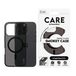 CARE by PanzerGlass Handyh&uuml;lle &raquo;Smokey Case f&uuml;r Apple iPhone 16 Pro&laquo; Backcover, Schutzh&uuml;lle, Handyschutzh&uuml;lle, Case, Schutzcase, sto&szlig;fest schwarz 