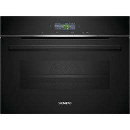 Siemens Pyrolyse Backofen iQ700 &raquo;CB774G1B1&laquo; mit Teleskopauszug nachr&uuml;stbar schwarz Pyrolyse Backofen