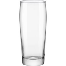 Van Well Bierglas &raquo;Willybecher&laquo; 0,25 L, geeicht, sp&uuml;lmaschinenfest, Gastronomiequalit&auml;t, 12-tlg. transparent Glas