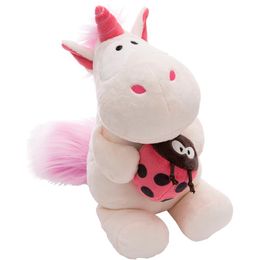 Nici Kuscheltier &raquo;Theodor & Friends, Einhorn Theodor mit Marienk&auml;fer, 25 cm&laquo; wei&szlig; Kuscheltier