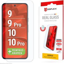 Displex Displayschutzglas &raquo;Real Glass Screen Protection&laquo; f&uuml;r Google Pixel 9;Google Pixel 9 Pro;Google Pixel 10;Google Pixel 10 Pro Displayschutzfolie, 