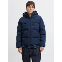 Jack & Jones Jack & Jones Herren Steppjacke &raquo;JJEOWEN PUFFER SN&laquo; mit Kapuze blau XL