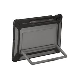 Samsung Tablet-H&uuml;lle &raquo;Outdoor Cover f&uuml;r Galaxy Tab S9 FE+&laquo; Standfunktion, S Pen Aufbewahrung, sto&szlig;fest, kratzfest grau Polycarbonat (PC), Thermoplastische 
