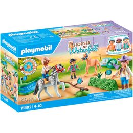 Playmobil Konstruktions-Spielset &raquo;Ponyturnier (71495), Horses of Waterfall&laquo; Made in Europe bunt Konstruktions-Spielset