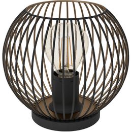 Eglo Tischleuchte &raquo;ALMANZORA Tischlampe - Stahl - E27 - 1X60W - IP20&laquo; E27 1 Stk. Nachttischlampe, Schreibtischleuchte, Leselampe, H18,5 x &Oslash;20 cm
