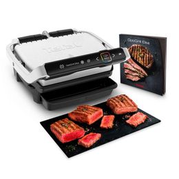 Tefal Kontaktgrill &raquo;GC750D OptiGrill Elite&laquo; 2000 W 12 Programme, intuitiver Sensor, Grillboost-Funktion, Rezeptbuch App schwarz Endlose M&ouml;glichkeiten: Das 