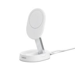 Belkin Wireless Charger &raquo;BoostCharge Pro verstellbare magnetische Ladestation mit Qi2 (15 W)&laquo; f&uuml;r Apple iPhone 12/13/14/15 mini/Pro/Max/Pro Max/Plus mit 