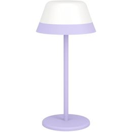 Eglo Tischleuchte &raquo;Meggiano Tischlampe, kabellos, aufh&auml;ngbarer Lampenschirm, IP54, Lampe&laquo; LED-Modul 1 Stk. RGB Warmwei&szlig; Tischleuchte - H32 x &Oslash;15 cm - 