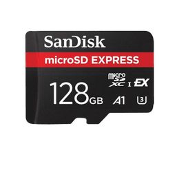 Sandisk Speicherkarte &raquo;microSDXC Express funktioniert mit Nintendo Switch 2&laquo; (128 GB UHS-I Class 10 ) schwarz enorme Zeitersparnis