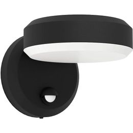 Eglo Wandleuchte &raquo;Fornaci Wandlampe, Au&szlig;enleuchte Hauswand, Metall und Kunststoff, IP44&laquo; LED-Modul 1 Stk. Warmwei&szlig; Wand-/Deckenleuchte - L16 x H13,5 x