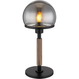 Globo LIGHTING Tischleuchte &raquo;HAKU&laquo; E27 1 Stk. Tischlampe/Schlafzimmer/Wohnzimmer