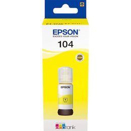 Nachf&uuml;lltinte &raquo;104, oiginal ecotank&laquo; f&uuml;r Epson 1 Stk. tlg. gelb