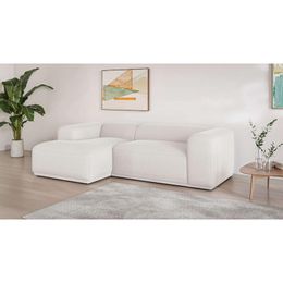 s.Oliver Ecksofa &raquo;EMMERIK Designersofa, L-Form mit Wellenfederung, B/T/H: 260/155/73 cm&laquo; hoher Sitzkomfort, gem&uuml;tlich und modern, auch in Cord beige 