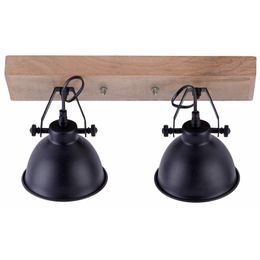 JUST LIGHT Deckenleuchte &raquo;SAMIA&laquo; E14 1 Stk. Deckenlampe schwarz