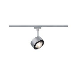 Paulmann Schienensystem-Leuchten &raquo;URail Schienenspot Aldan 498lm 8W 2700K 230V Schwarz matt, Chrom&laquo; LED-Modul 1 Stk. Warmwei&szlig; Einzelspot, dimmbar grau