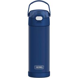 Thermos Isolierflasche &raquo;FUNTAINER Water Bottle, doppelwandiger Edelstahl, sp&uuml;lmaschinenfest&laquo; 0,47l, 12h kalt, mit dichschlie&szlig;endem Push Button Lid 