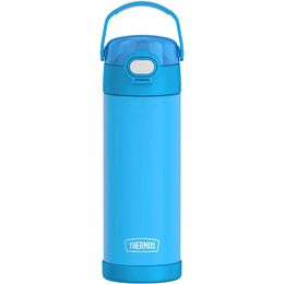 Thermos Isolierflasche &raquo;FUNTAINER Water Bottle, doppelwandiger Edelstahl, sp&uuml;lmaschinenfest&laquo; 0,47l, 12h kalt, mit dichschlie&szlig;endem Push Button Lid 