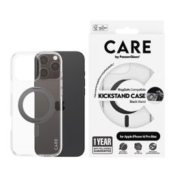 CARE by PanzerGlass Handyh&uuml;lle &raquo;Kickstand Case f&uuml;r Apple iPhone 16 Pro Max&laquo; Backcover, Schutzh&uuml;lle, Handyschutzh&uuml;lle, Case, Schutzcase, sto&szlig;fest 