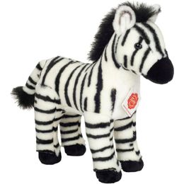 HERMANN TEDDY ORIGINAL Kuscheltier &raquo;Zebra, 25 cm&laquo; zum Teil aus recyceltem Material schwarz-wei&szlig; Kuscheltier