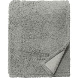 HECHTER PARIS Wohndecke &raquo;0238003&laquo; Sherpa Wohndecke, Kuscheldecke, superweich, bequem, wohlig warm grau Polyester