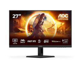 AOC Gaming-Monitor &raquo;Q27G4ZR&laquo; 68,6 cm/27 &prime;&prime; 2560 x 1440 px QHD 0,3 Reaktionszeit 240 Hz neig, schwenk-, h&ouml;henverstellbar, Pivot schwarz neig-, schwenk-