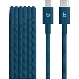 Apple USB-Kabel &raquo;USB-C auf USB-C Gewebtes Kabel&laquo; USB-C USB-C 150 cm blau Es ist in vier markanten Farben erh&auml;ltlich, unterst&uuml;tzt schnelles Aufladen bis zu 