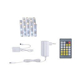 Paulmann LED-Streifen &raquo;MaxLED 250 Basisset 1,5m 2700-6500K 5,5W 230/24V 24VA Silber&laquo; 1 Stk.-flammig IP44 Cover TunableWhite silber