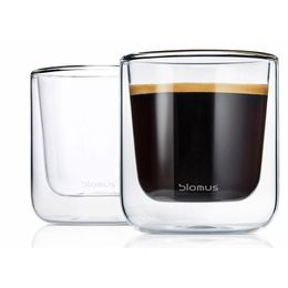 Blomus Thermoglas &raquo;NERO&laquo; Doppelwandig, Inhalt 200 ml, 2-teilig transparent Glas