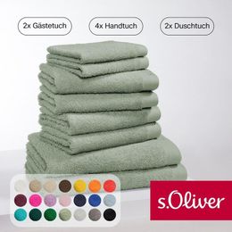 s.Oliver Handtuch Set &raquo;s.Oliver, Premium Qualit&auml;t, 600 gr/m&sup2;&laquo; Set 8 Stk. Walkfrottier 2 G&auml;stet&uuml;cher 30x50, 4 Handt&uuml;cher 50x100, 2 Duscht&uuml;cher 70x140 