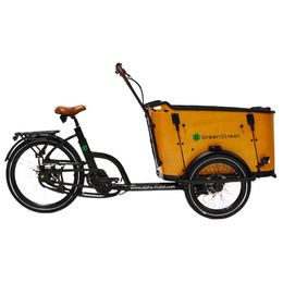 GreenStreet Unisex GreenStreet &raquo;Family-Cargo 672 Wh&laquo; 8 Gang Shimano Nexus Schaltwerk Nabenschaltung Mittelmotor 250 W Blinker