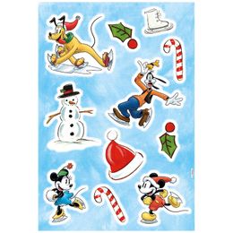 Komar Wandtattoo &raquo;Mickey Ice Slide - Gr&ouml;&szlig;e 50 x 70 cm&laquo; selbstklebend, Wandsticker, Kinderzimmer bunt Folie