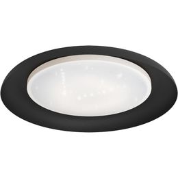 Eglo Deckenleuchte &raquo;PENJAMO&laquo; LED-Modul 1 Stk. Warmwei&szlig; Deckenleuchte aus Stahl - 7,3W - Warmwei&szlig; schwarz