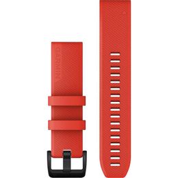 Garmin Wechselarmband &raquo;Ersatzarmband QuickFit 22-Uhrenarmb&auml;nder - Silikon&laquo; rot F&uuml;r Approach,fenix,Forerunner,Instinct,MARQ,Quatix