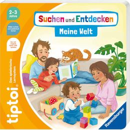 Ravensburger Kinderbuch &raquo;tiptoi Suchen und Entdecken Meine Welt&laquo; Made in Europe bunt Authentische Ger&auml;usche, kindgerechte Erz&auml;hltexte, Reime und Lieder