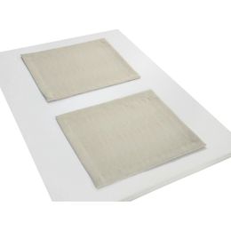 Adam Platzset &raquo;Little Parrot&laquo; beige Obermaterial: 100% Baumwolle