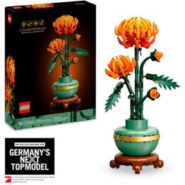 Lego Konstruktionsspielsteine &raquo;Chrysantheme (10368), Lego Botanicals&laquo; Made in Europe bunt Konstruktionsspielsteine