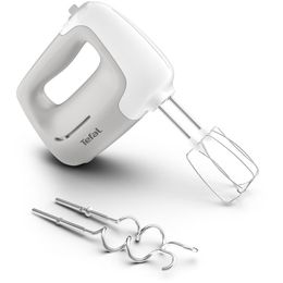 Tefal Handmixer &raquo;Prep'Mix&laquo; 450 W 5 Geschwindigkeiten, 2 Schneebesen + 2 Knethaken aus Edelstahl, HT450B grau Handmixer