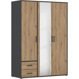 Rauch Dreht&uuml;renschrank &raquo;Kleiderschrank Schrank Garderobe W&auml;scheschrank VOYAGER&laquo; in 3 verschiedenen Ausstattungen BASIC/CLASSIC/PREMIUM, mit modernen 
